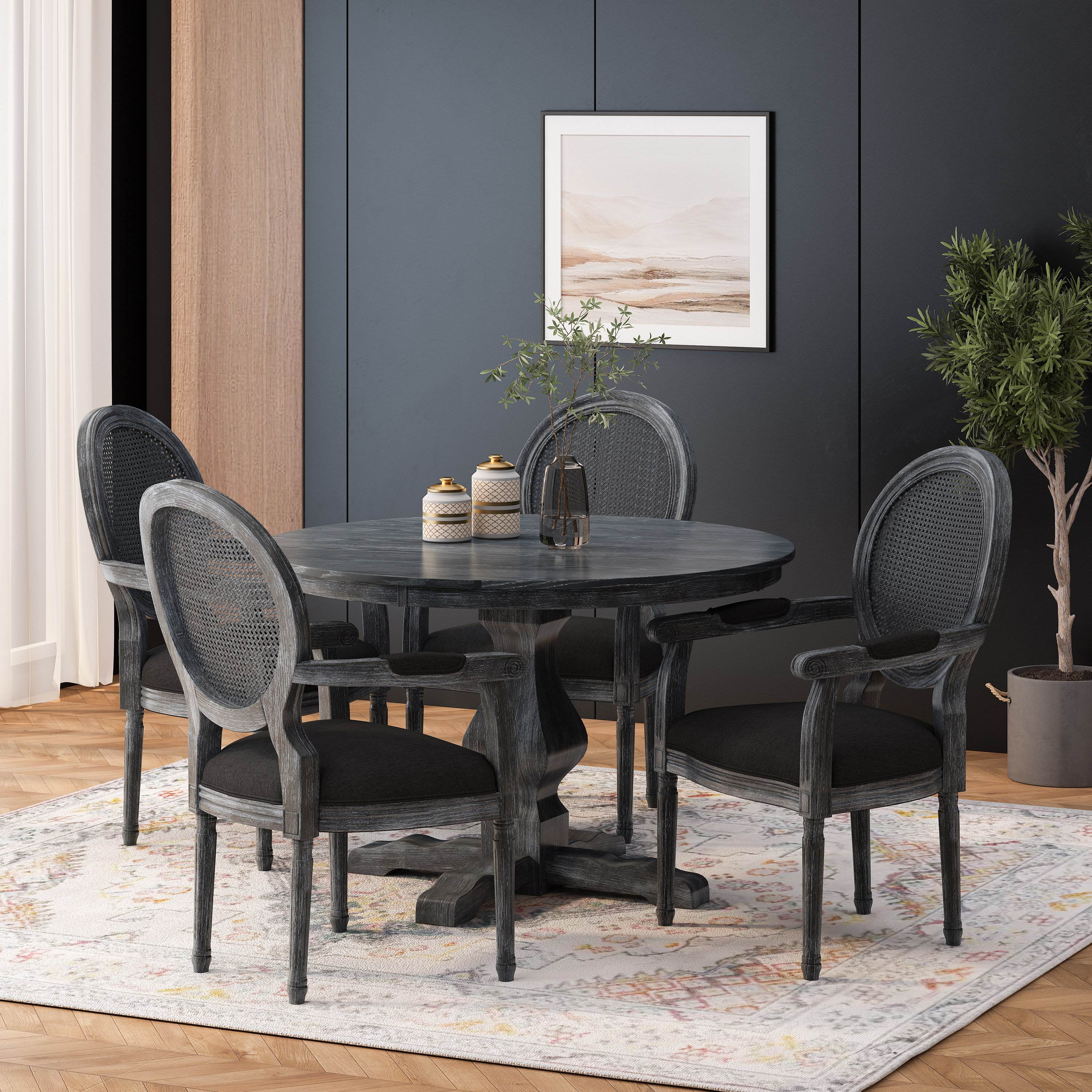 Beachcrest Home Atilia 4 - Person Dining Set & Reviews | Wayfair
