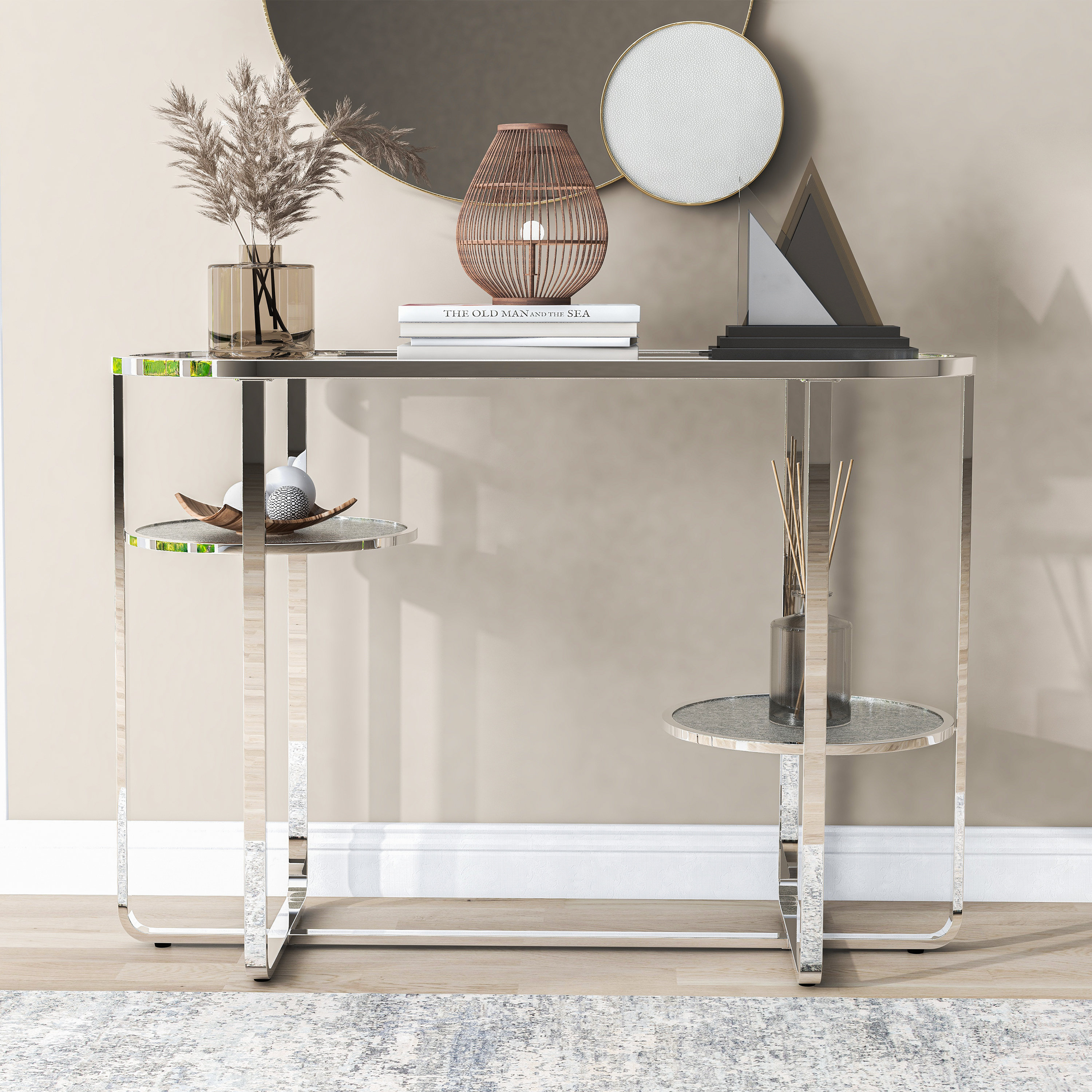 Wrought Studio™ Arlander 42" Console Table | Wayfair