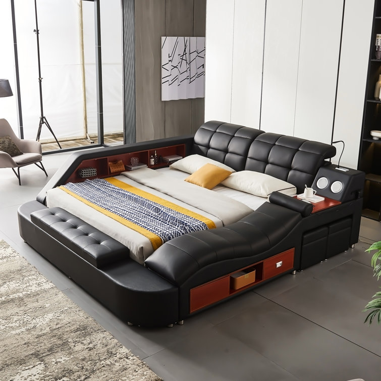 Juxing Furniture Inc Upholstered Sleigh Bed | Wayfair