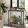 Latitude Run® Narrow Console Table, 2-Tier Small Sofa Table, 29.5" Thin ...
