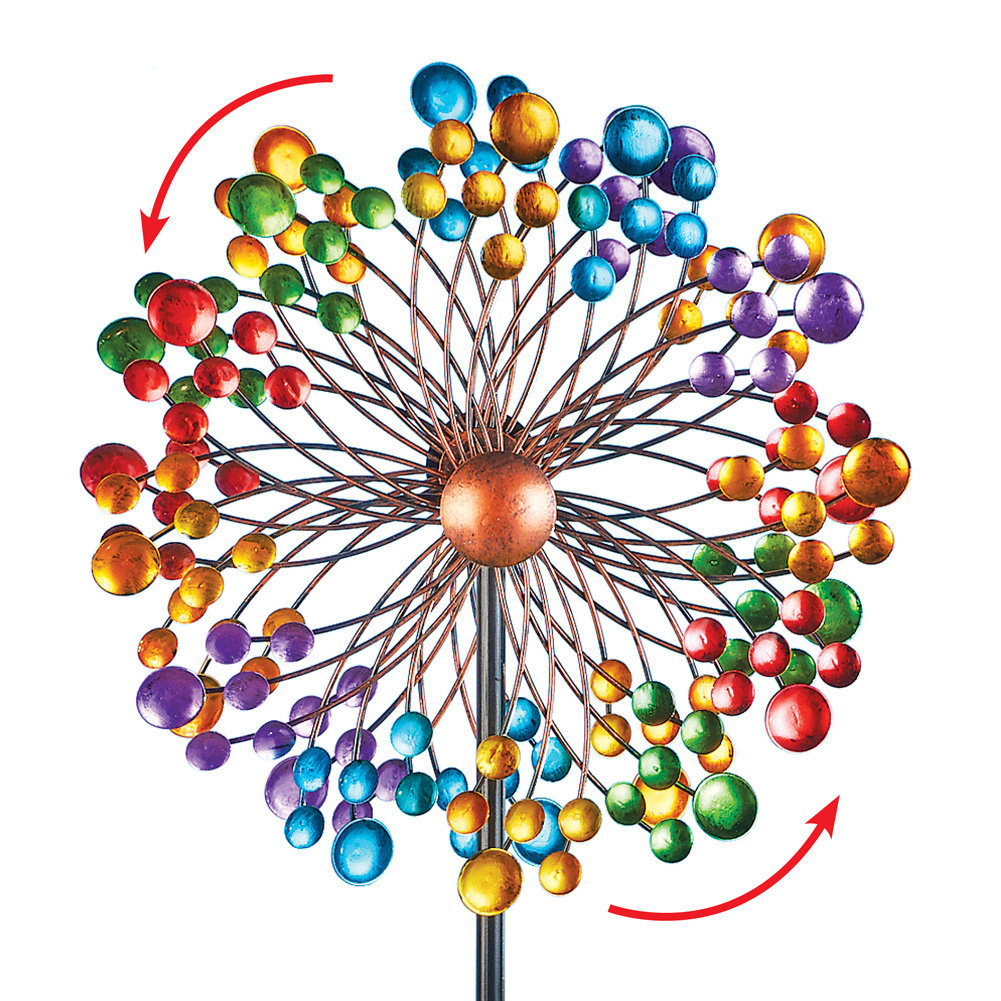 Trinx Vibrant Double Rainbow Rotator & Reviews | Wayfair