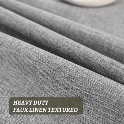 Latitude Run® Aslyn Linen Textured Thermal Insulated 100% Blackout ...