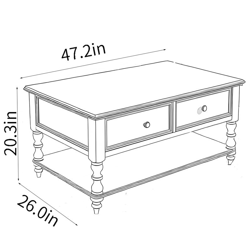 Trentastic Trails Vintage American coffee table | Wayfair