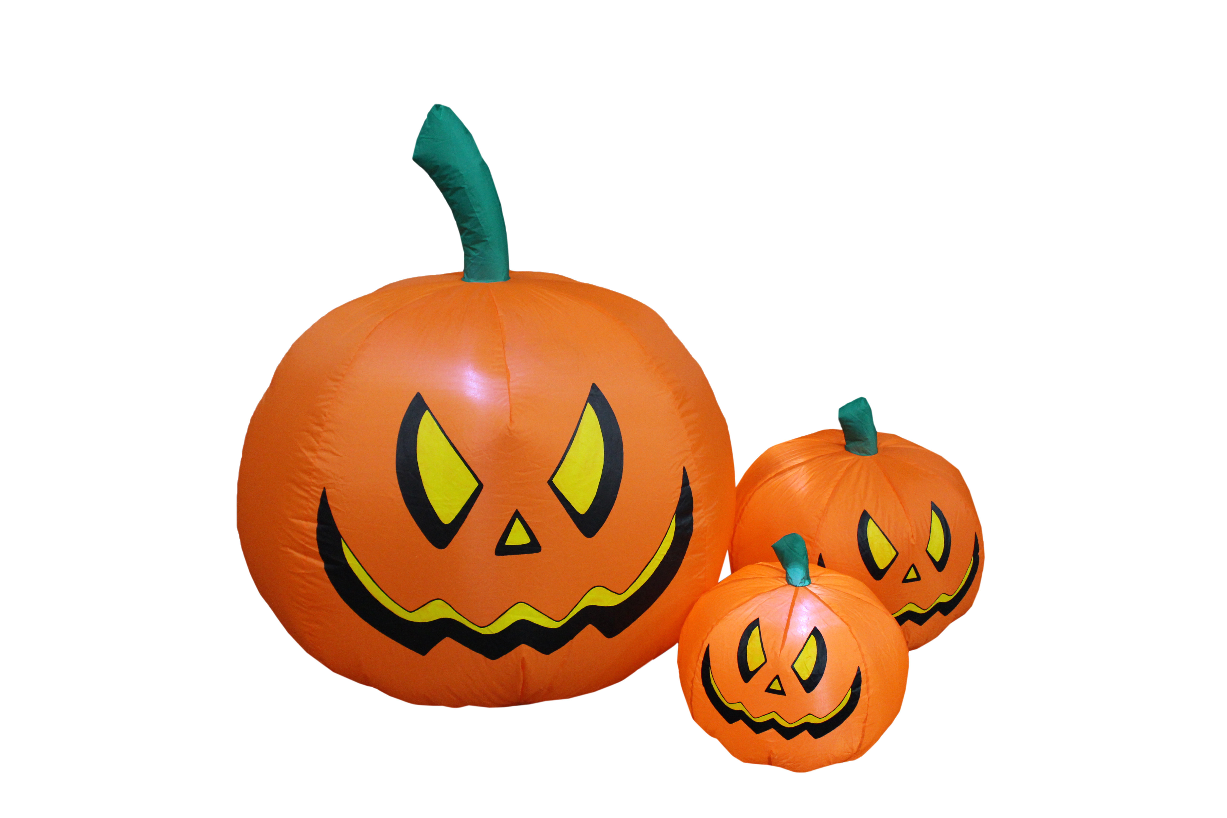 The Holiday Aisle® 4 Foot Tall Lighted Happy Halloween Inflatable Jack ...