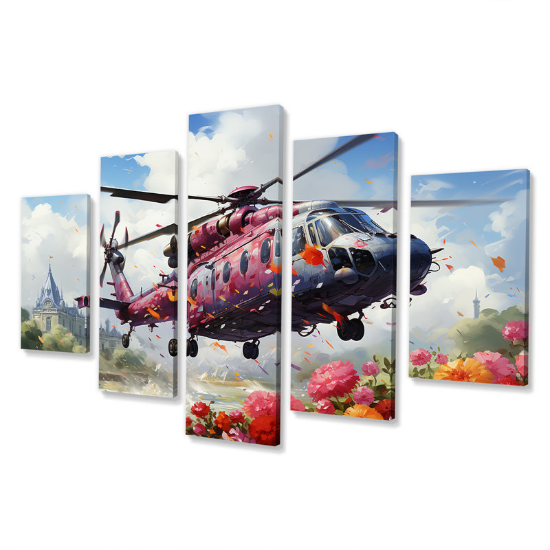 Trent Austin Design® Helicopter Sprintime Flowers Horizon - Helicopter ...