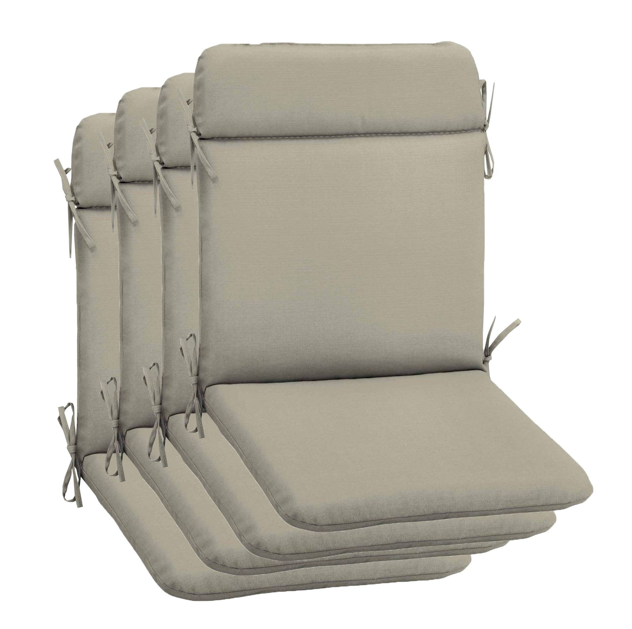Hokku Designs 4 - Piece Outdoor Seat/Back Cushion | Wayfair