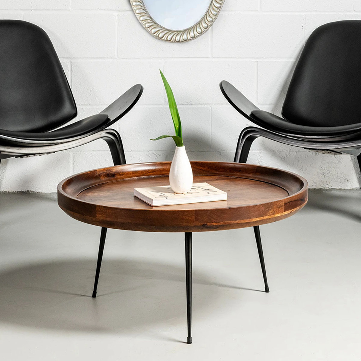 Trent Austin Design® Zenaide Round Mango Wood Coffee Table & Reviews ...
