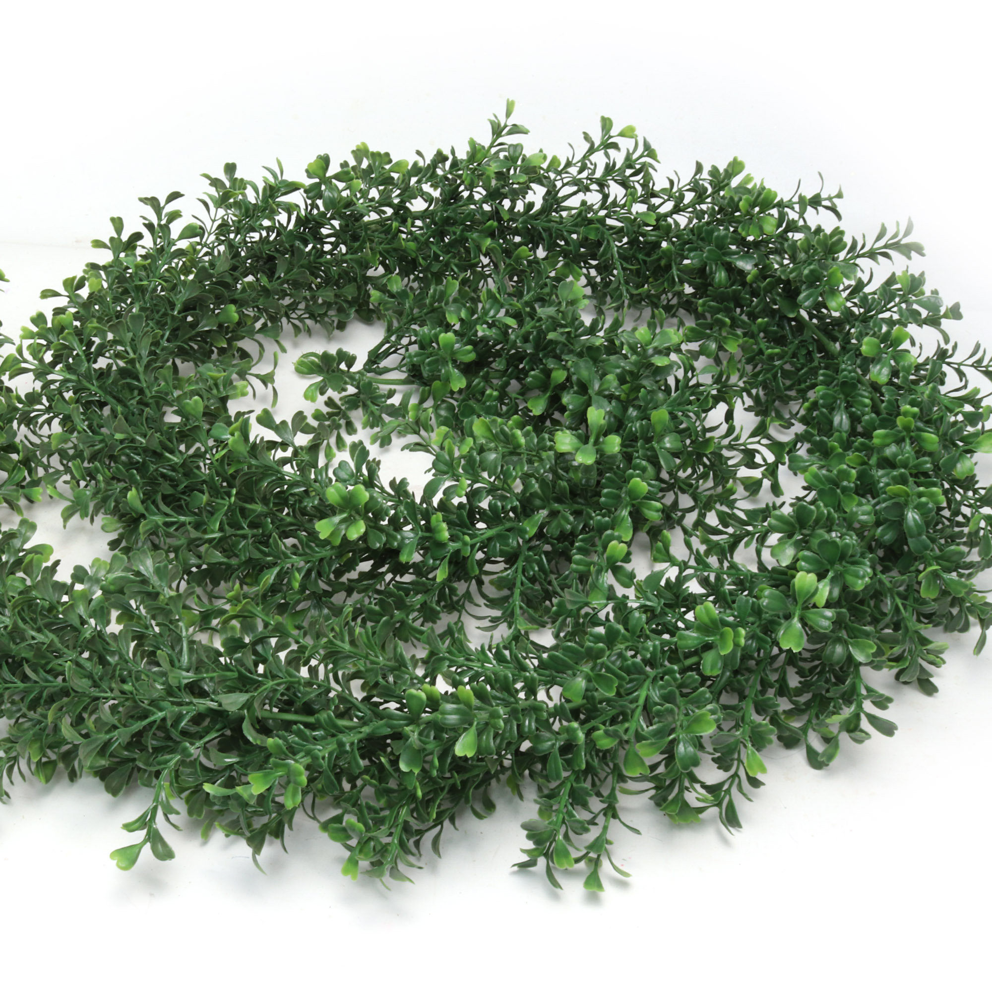 The Holiday Aisle® 6-pack Of Lush 9-foot Boxwood Green Garlands, 760 ...