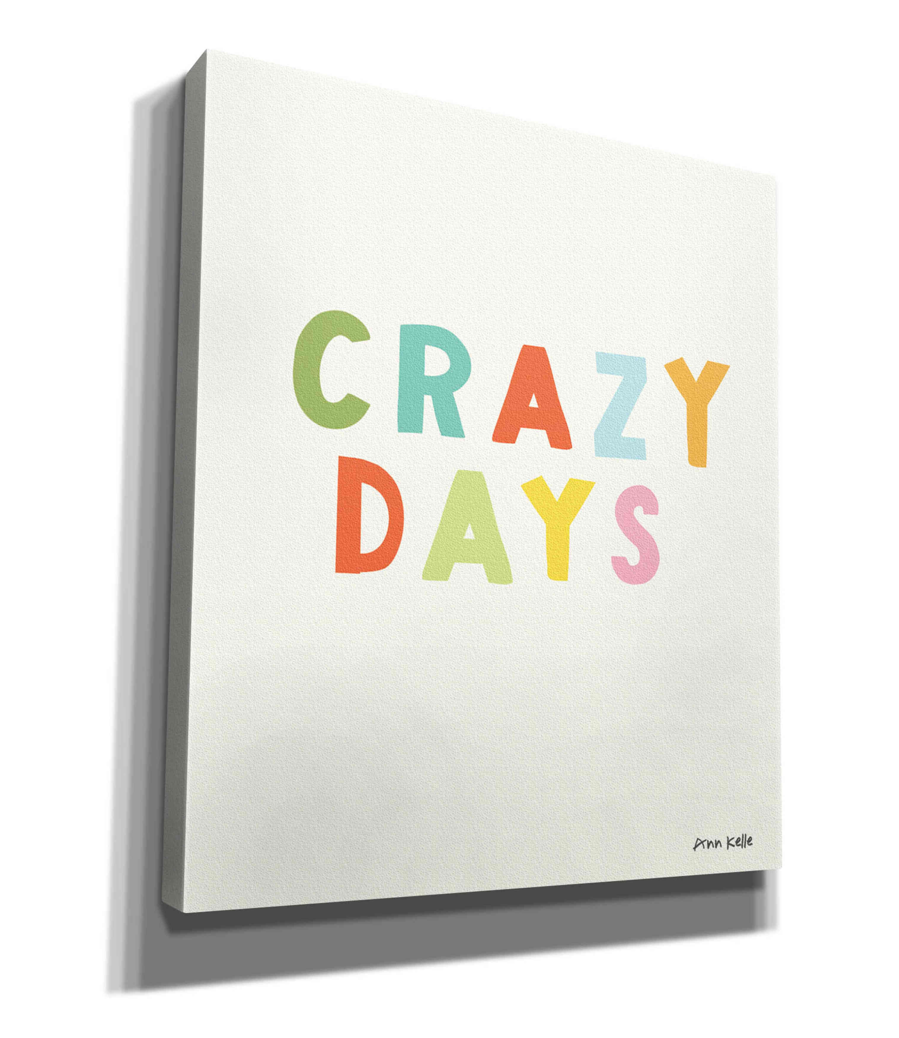 Epic Graffiti Crazy Days by Ann Kelle - Wrapped Canvas Graphic Art ...