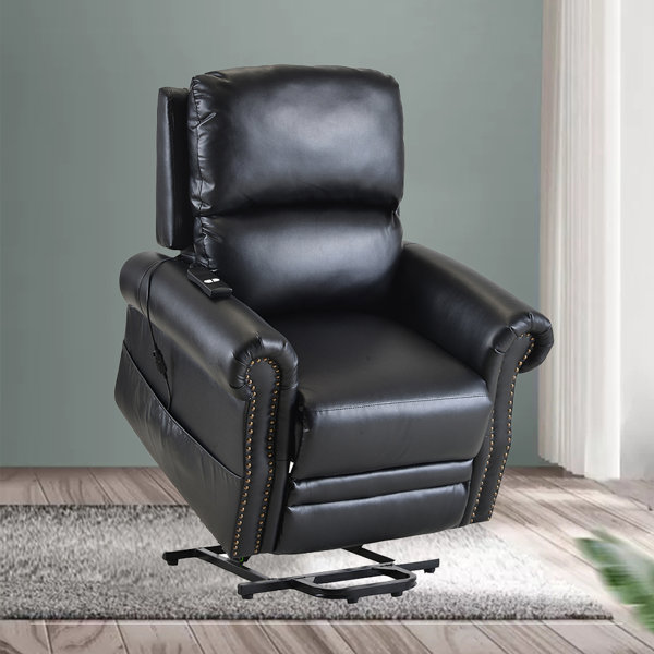 Red Barrel Studio® Asharna Vegan Leather Power Recliner | Wayfair