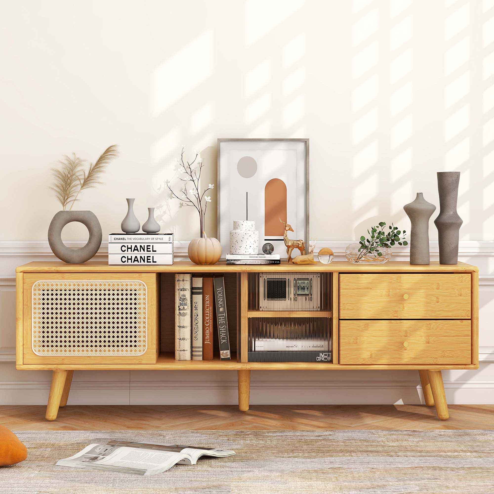 Wade Logan Brania 55'' W TV Stand & Reviews - Wayfair Canada