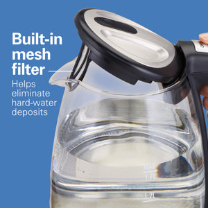 Hamilton Beach Variable Temperature Glass Kettle | Wayfair
