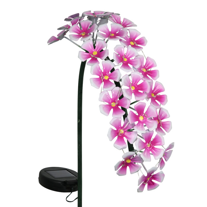 Exhart Metal Plants & Flowers Garden Stake - Solar Powered & Reviews ...