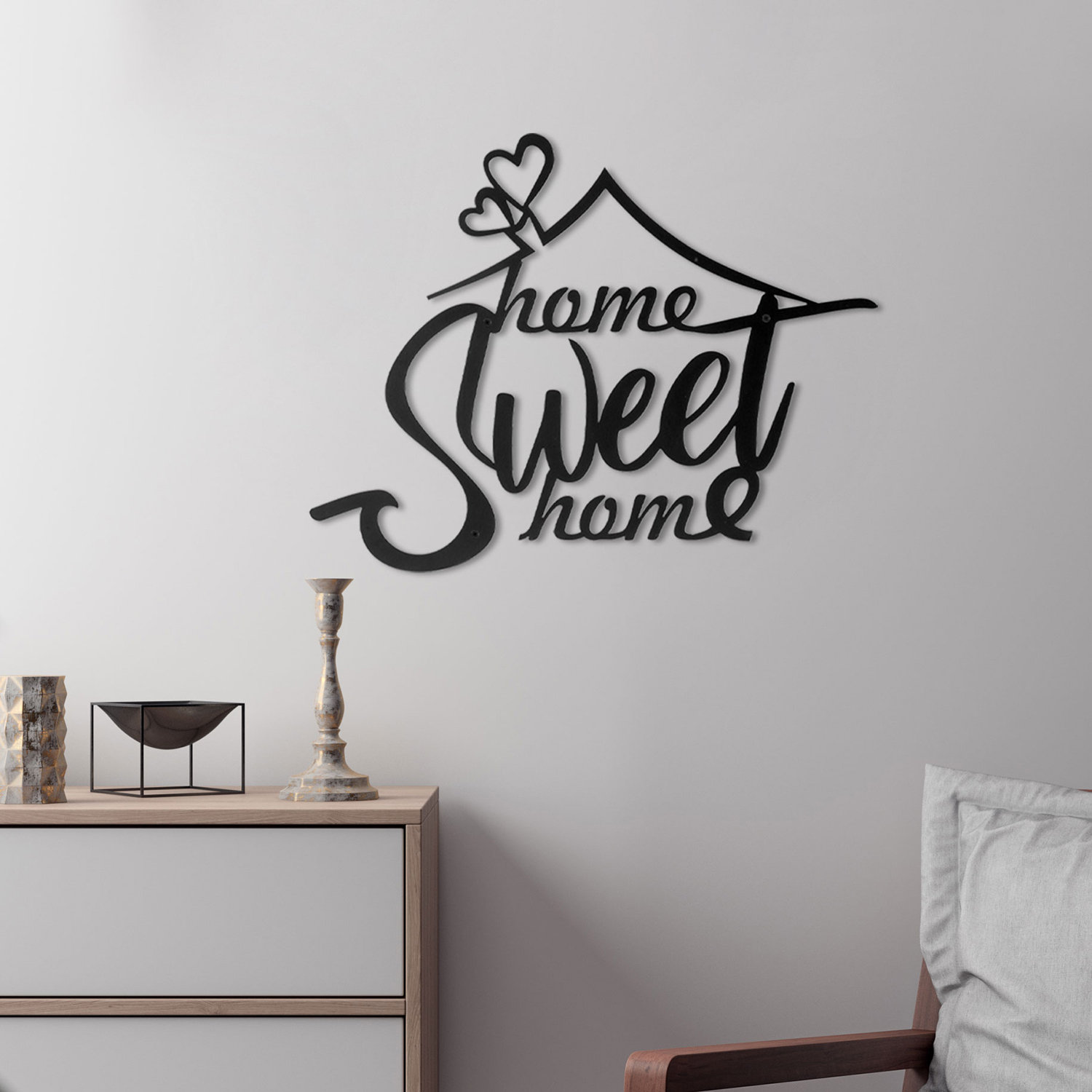 Trinx 3-D Metal Cutout Wall Decor | Wayfair