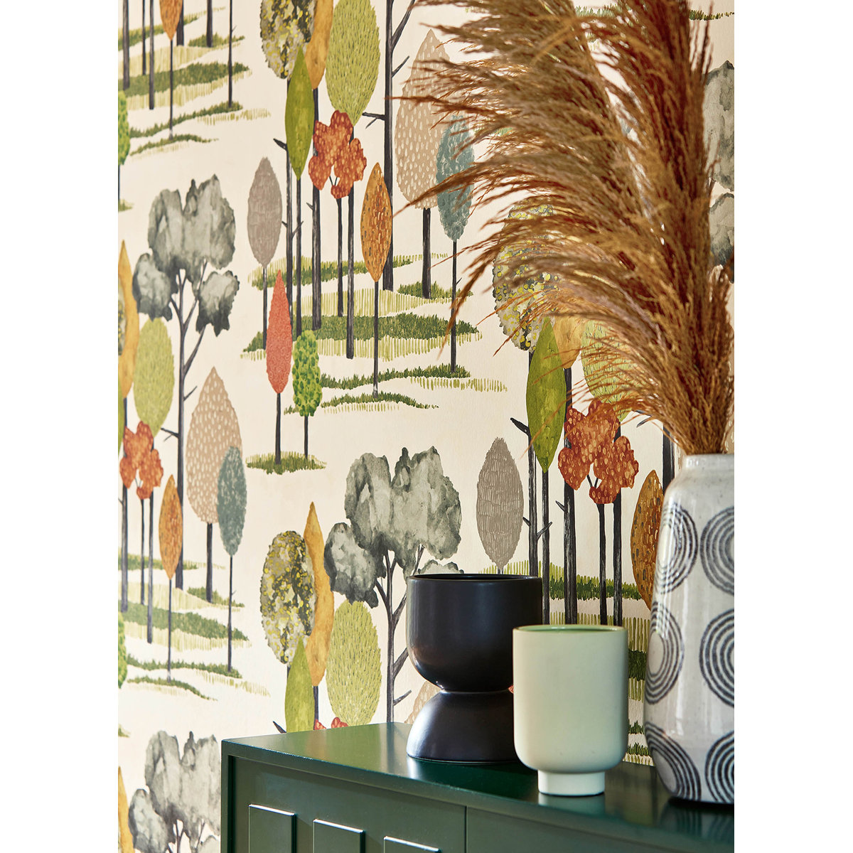 Winston Porter Douglas-Craig Cypress Tall Trees 33' L x 19.7'' W ...