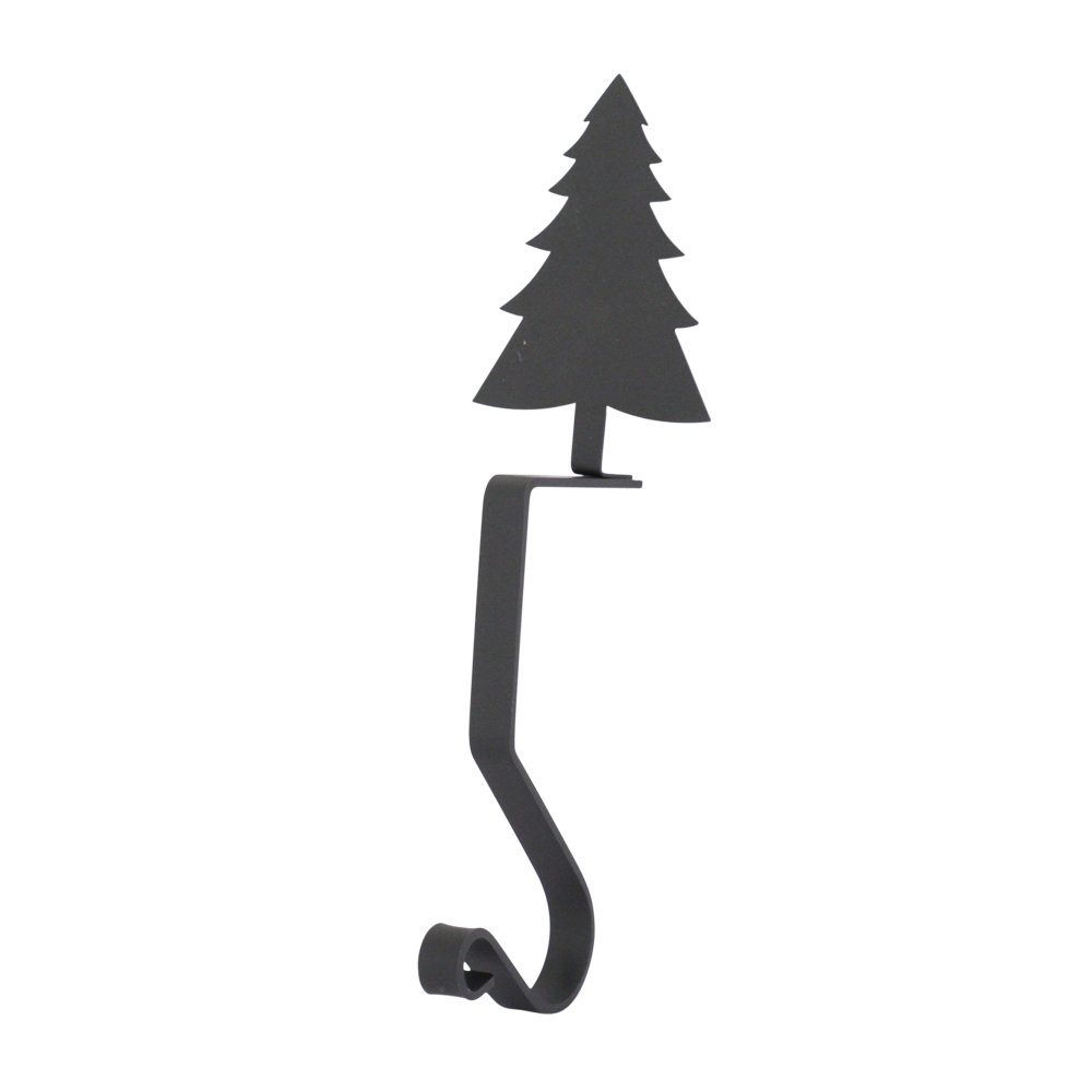 Village Wrought Iron Pine Tree - Mantel Hook | Perigold