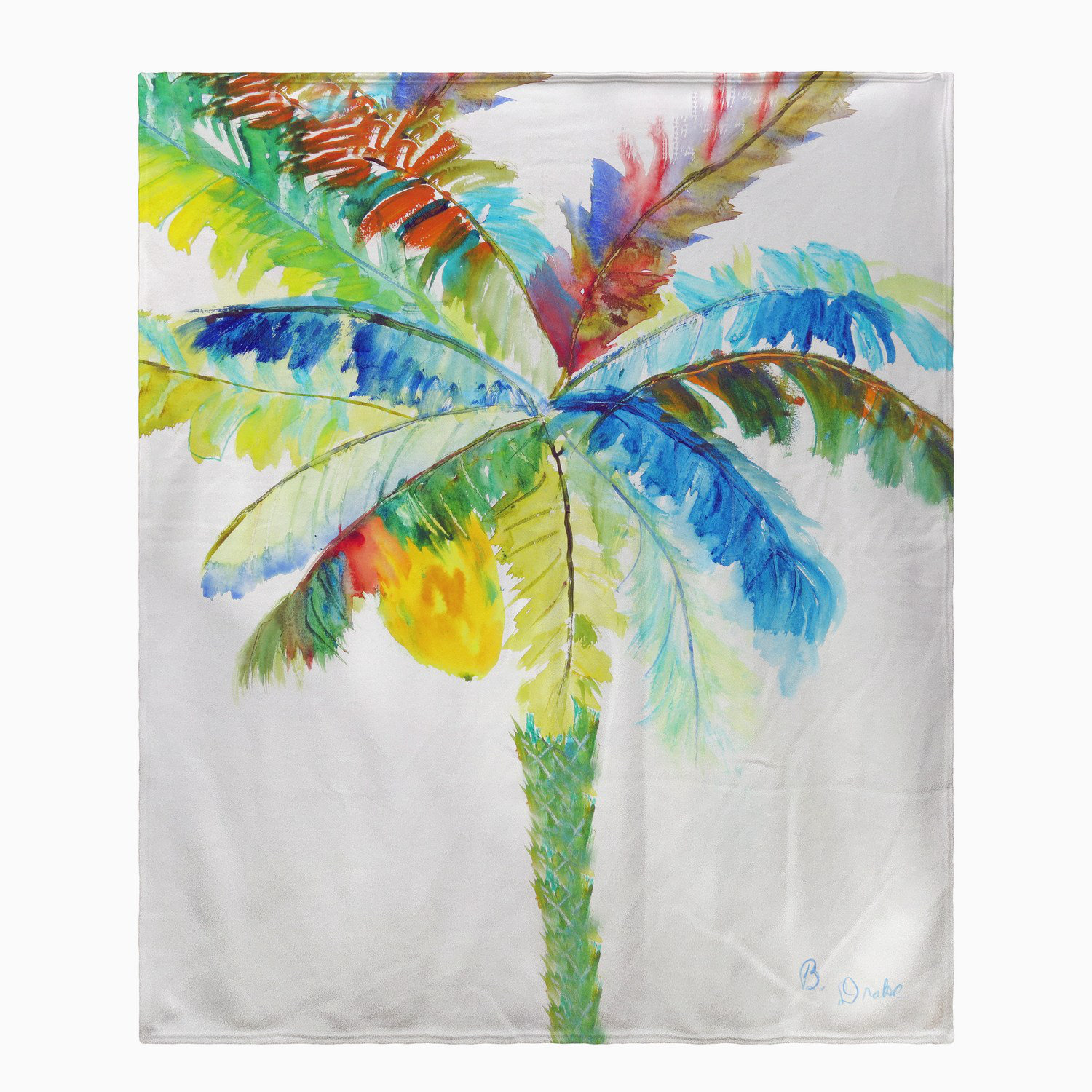 Betsy Drake Interiors Big Palm Throw | Wayfair