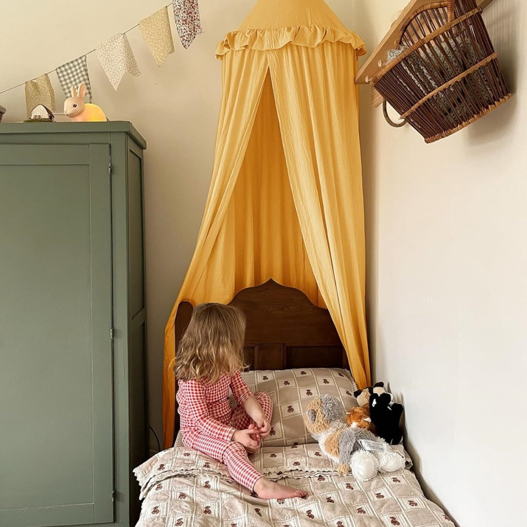 water bed outlet A Bed Canopy, Dreamy Frills Ceiling Hanging Princess ...