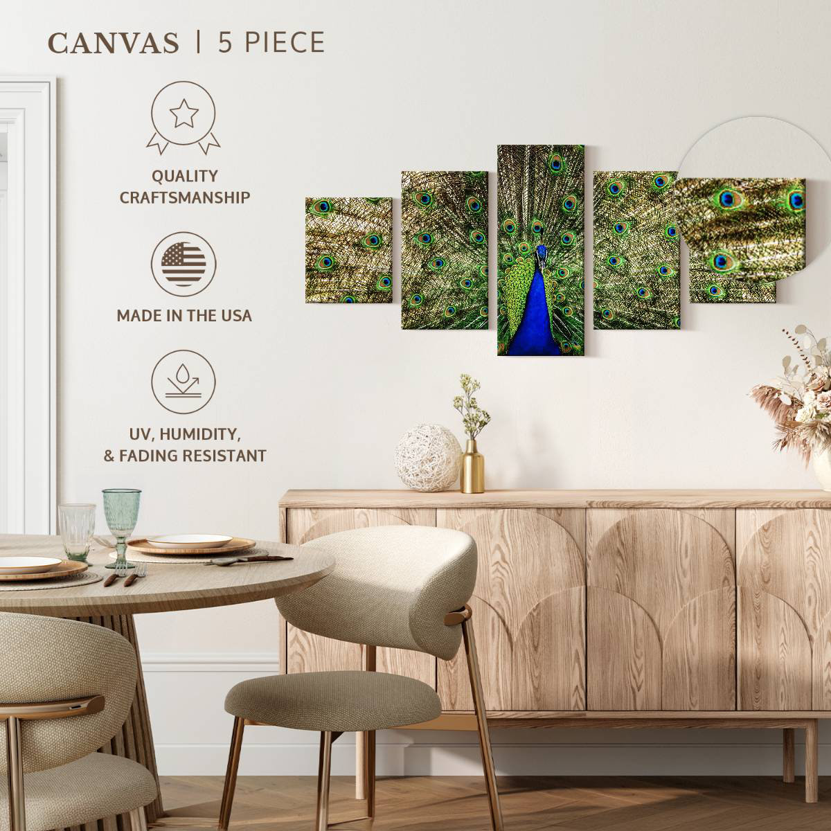 Latitude Run® Majestic Peacock Display | Wayfair