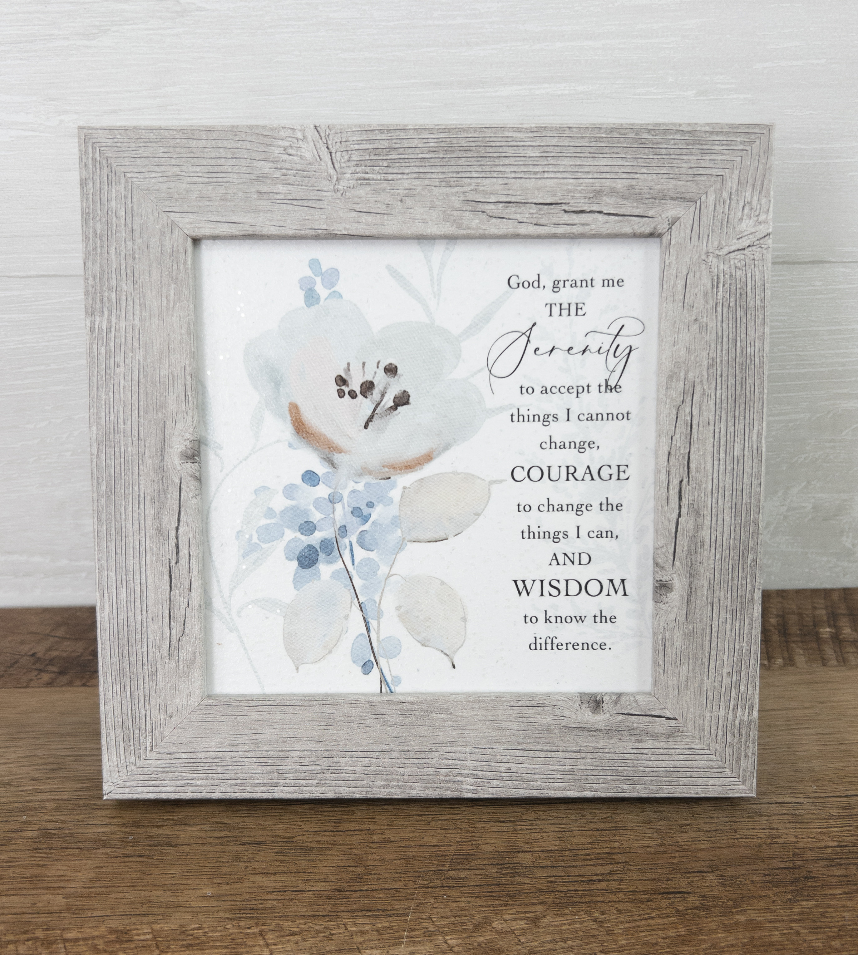 Trinx Serenity Prayer Purple Floral - Wayfair Canada