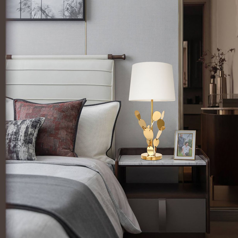 ellahome Ceres 27.6'' Titanium Table Lamp | Wayfair