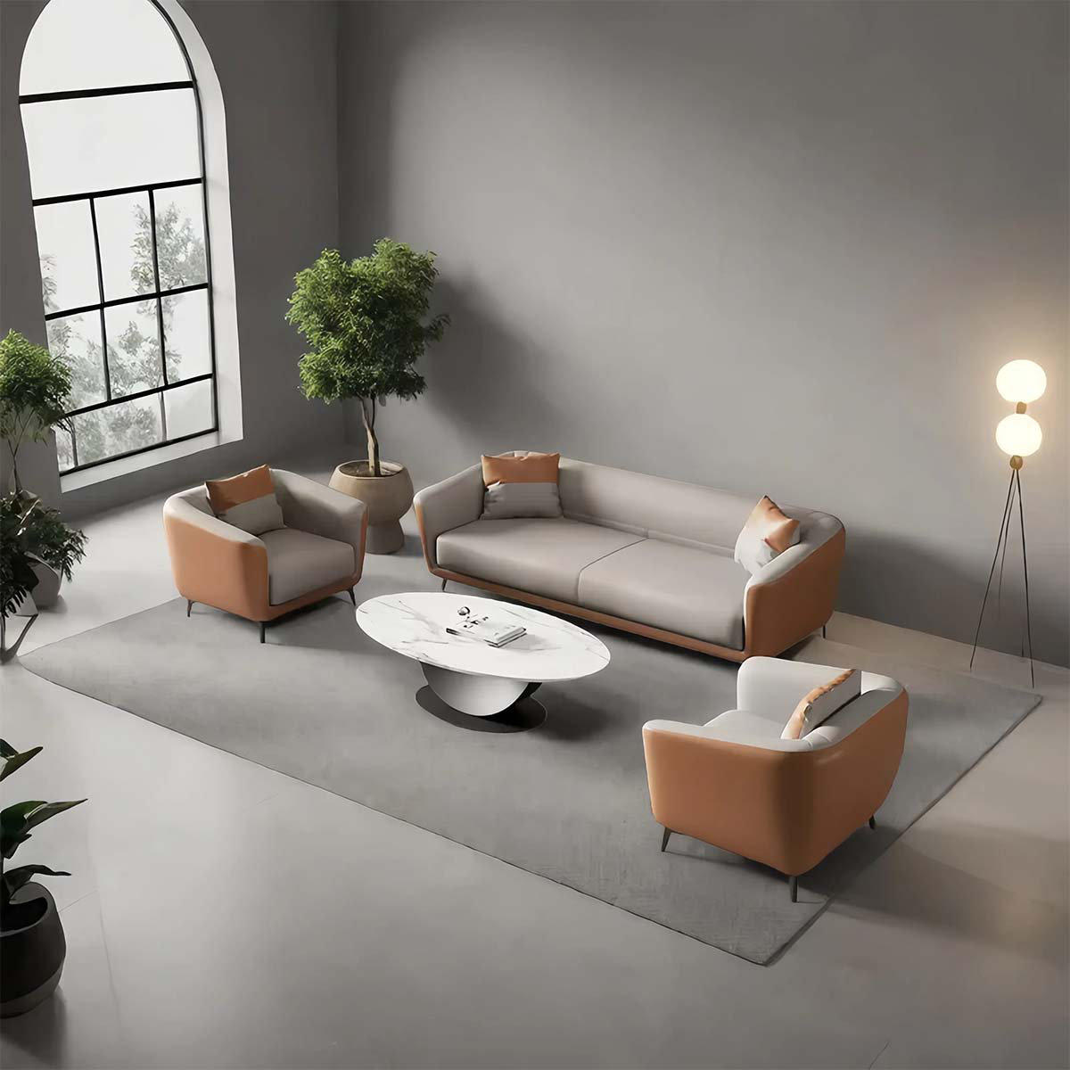 Corrigan Studio® Simple and casual sofa, rest area combination | Wayfair