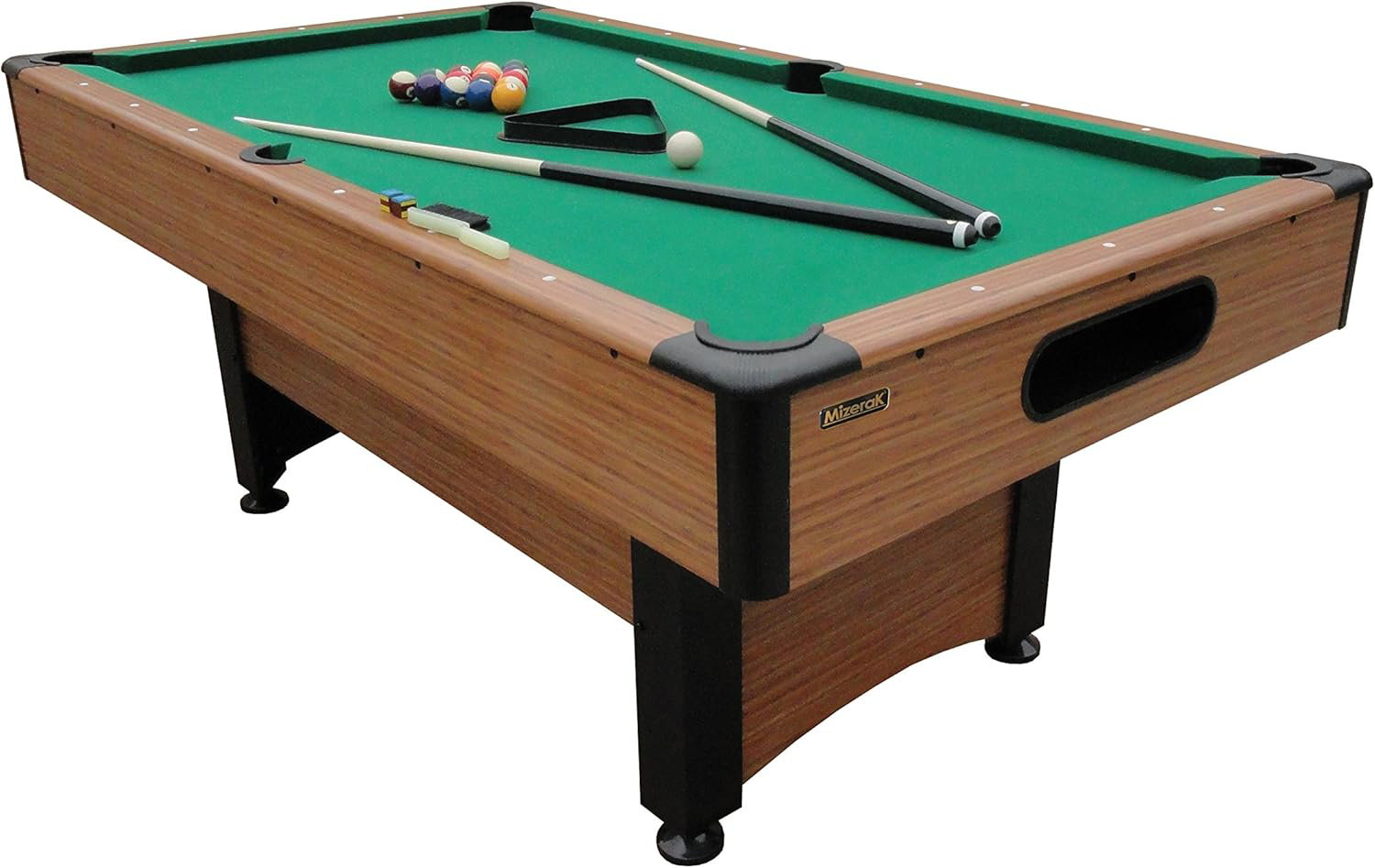 ATC CABINETS 6.5ft Portable Pool Table, Adult Folding Pool Table for ...
