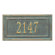 Whitehall Products Gardengate Personalized Grande 1-Line Wall Address ...