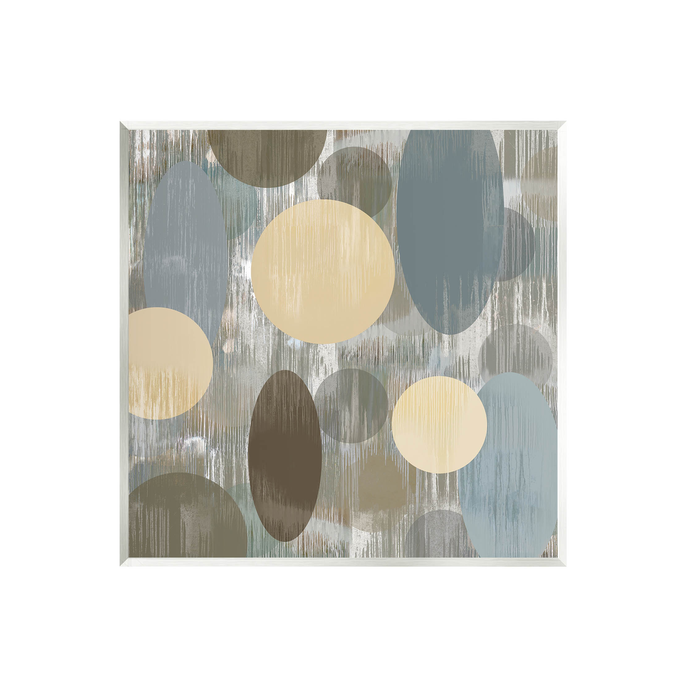 Stupell Industries Muted Layered Circle Shapes Wall Plaque Art By Brent ...