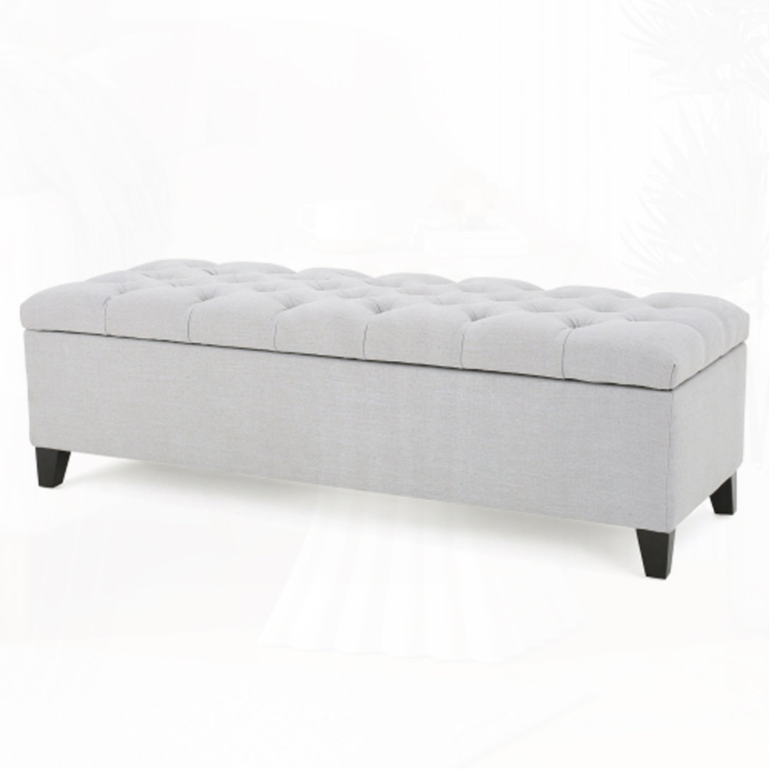 Latitude Run® Button Tufted Storage Bench Ottoman | Wayfair