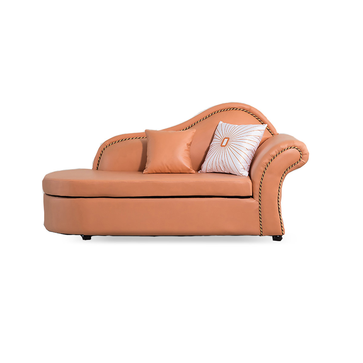 Finesse Furni Modern Minimalist Bedroom Lounge Sofa Bed Tech Fabric Sofa | Wayfair