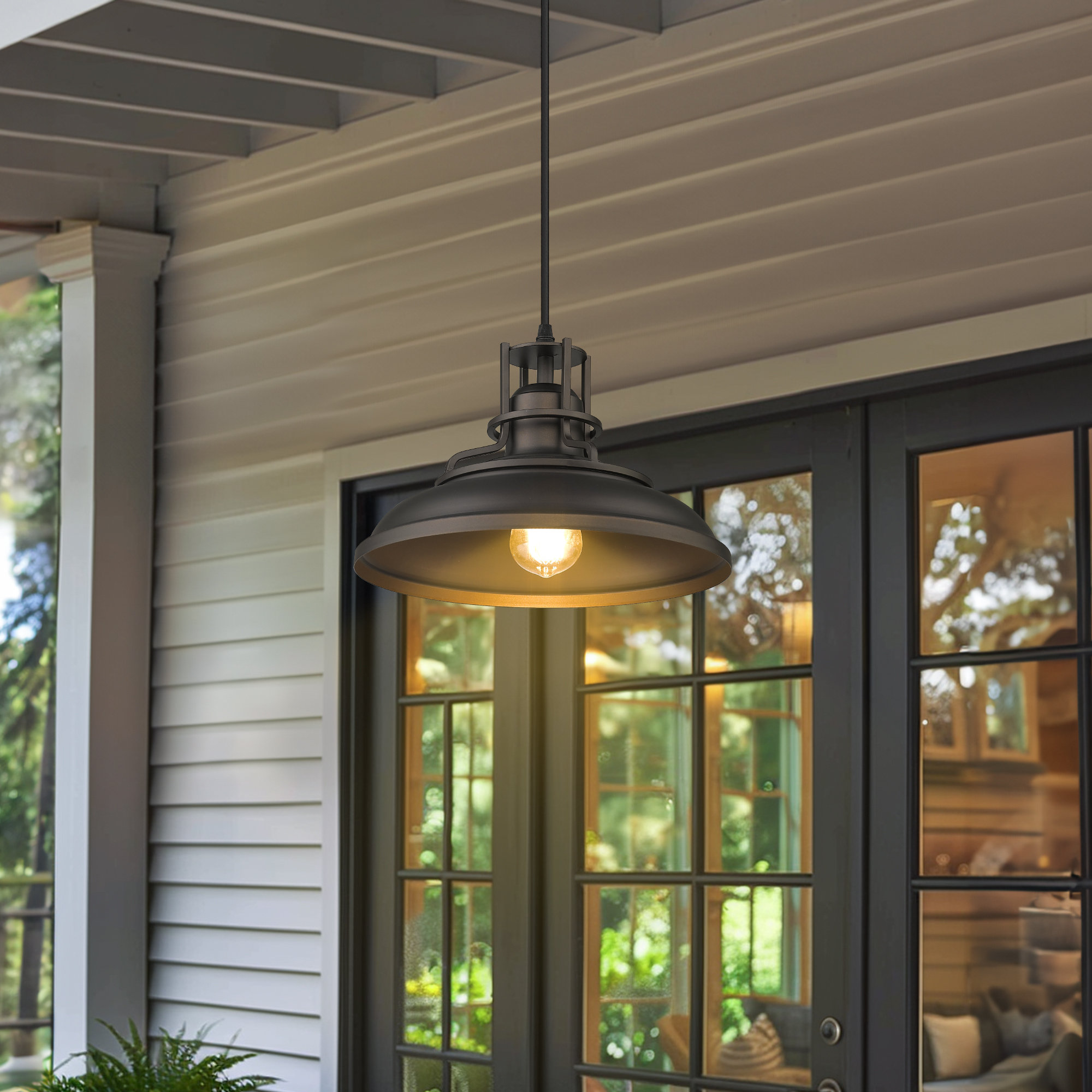 17 Stories Farmhouse Pendant Light,Barn Vintage Hanging Light Fixture ...