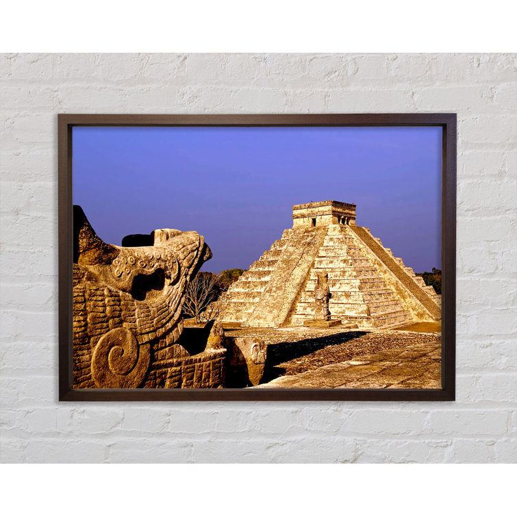 Bright Star Mexico Pyramids - Single Picture Frame Art Prints on Canvas ...