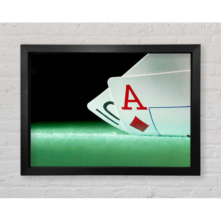 Ebern Designs Poker Hand - Single Picture Frame Art Prints | Wayfair.co.uk