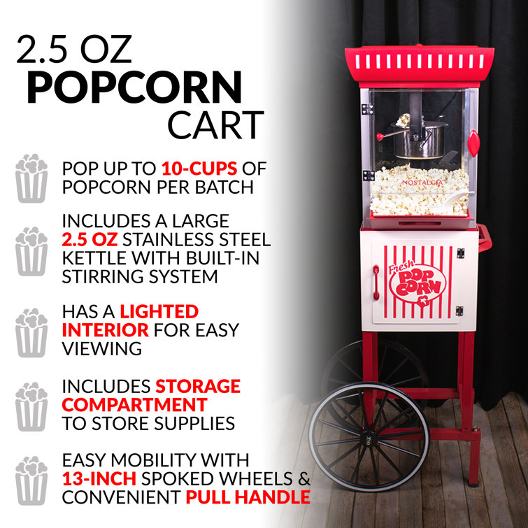 how to pop popcorn in a nostalgia machine