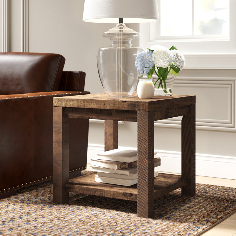 Birch Lane™ Alexandra Reclaimed Wood End Table & Reviews | Wayfair