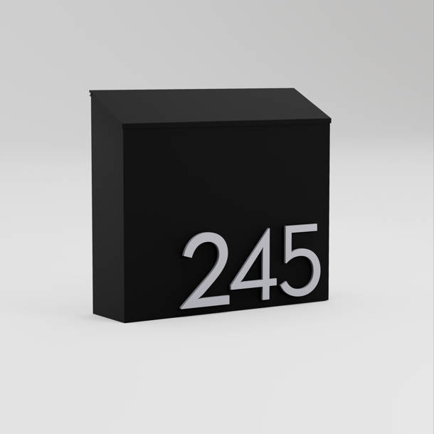 Post & Porch 4" Metal Magnetic House Numbers & Reviews | Wayfair