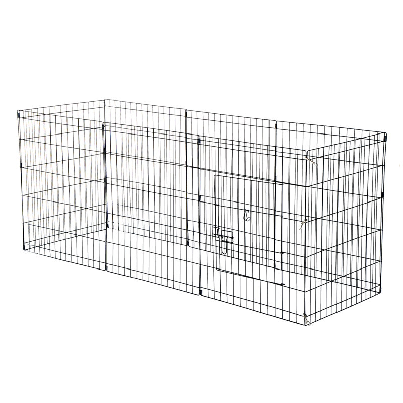 Archie & Oscar Chalk 61cm 8 Panel Indoor/Outdoor Metal Pet Pen ...