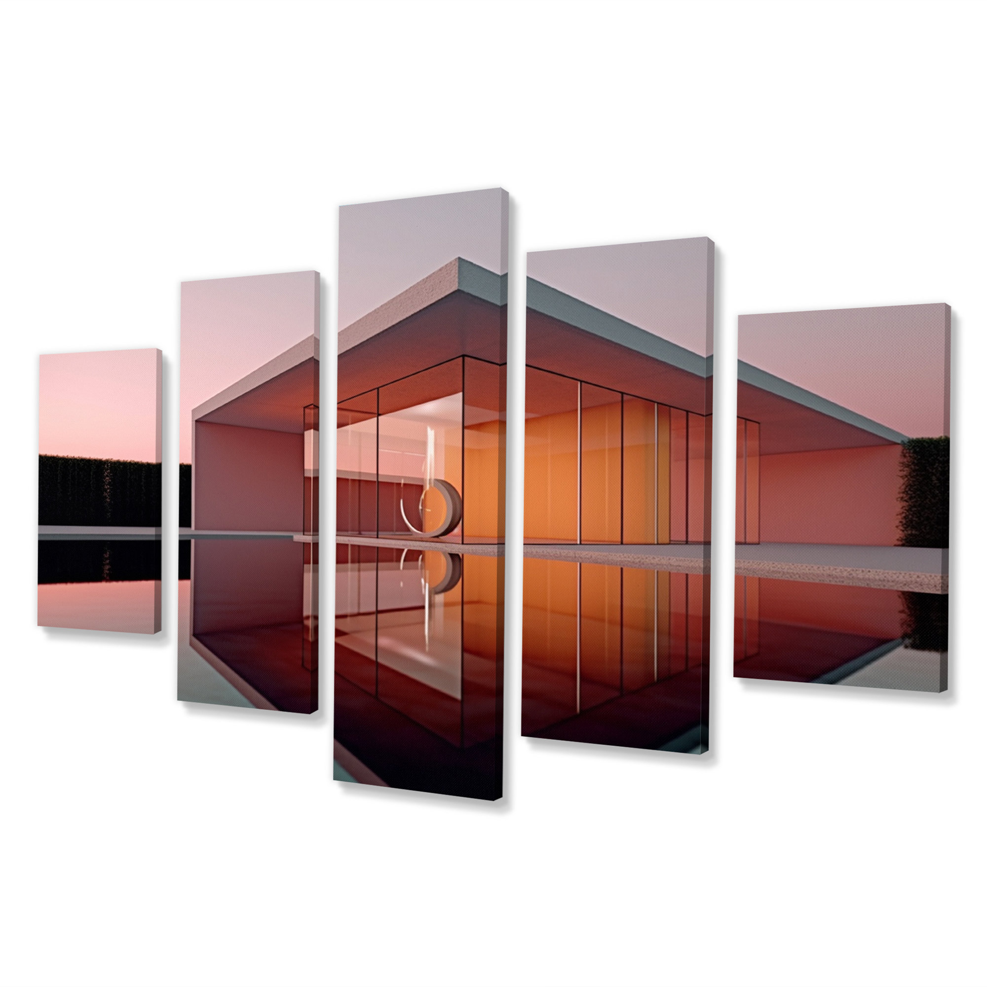 Ivy Bronx Architecture Of The Future Pink III - Futuristic Architecture ...