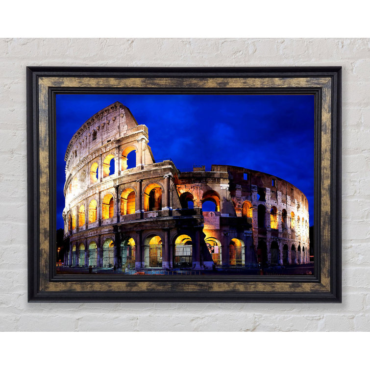 Bright Star Colosseum In Rome - Single Picture Frame Art Prints ...