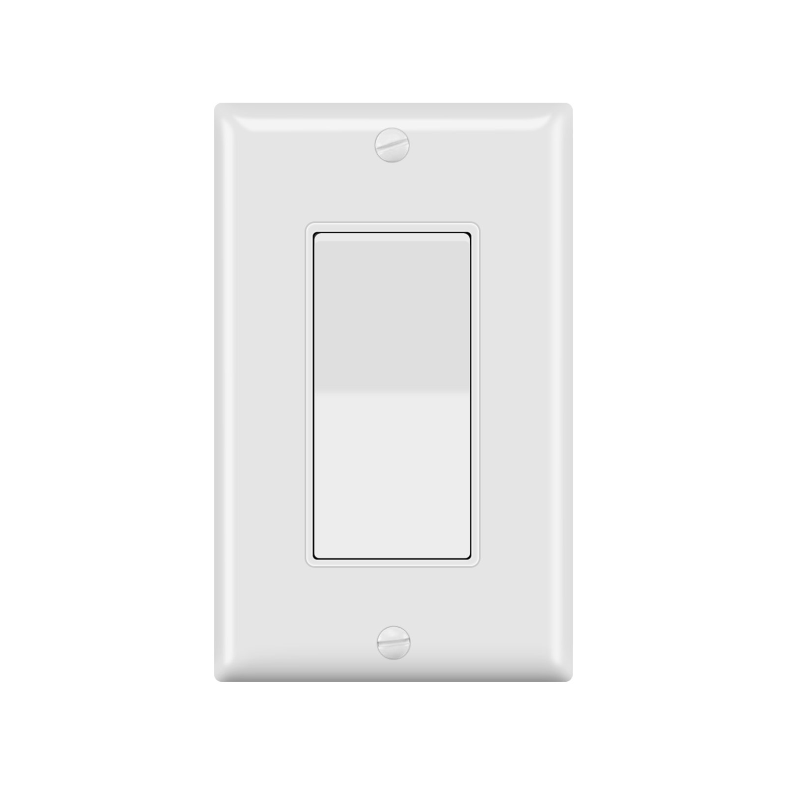MW LIGHTING 10 PK 15A Single-Pole Wall Light Switch,Rocker Switch, UL ...