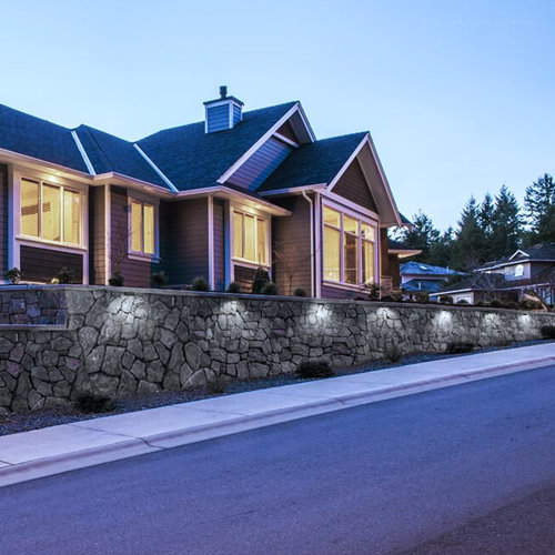 LEONLITE Angolo 4 Inch LED Retaining Wall Lights Swivel, 12V Low ...