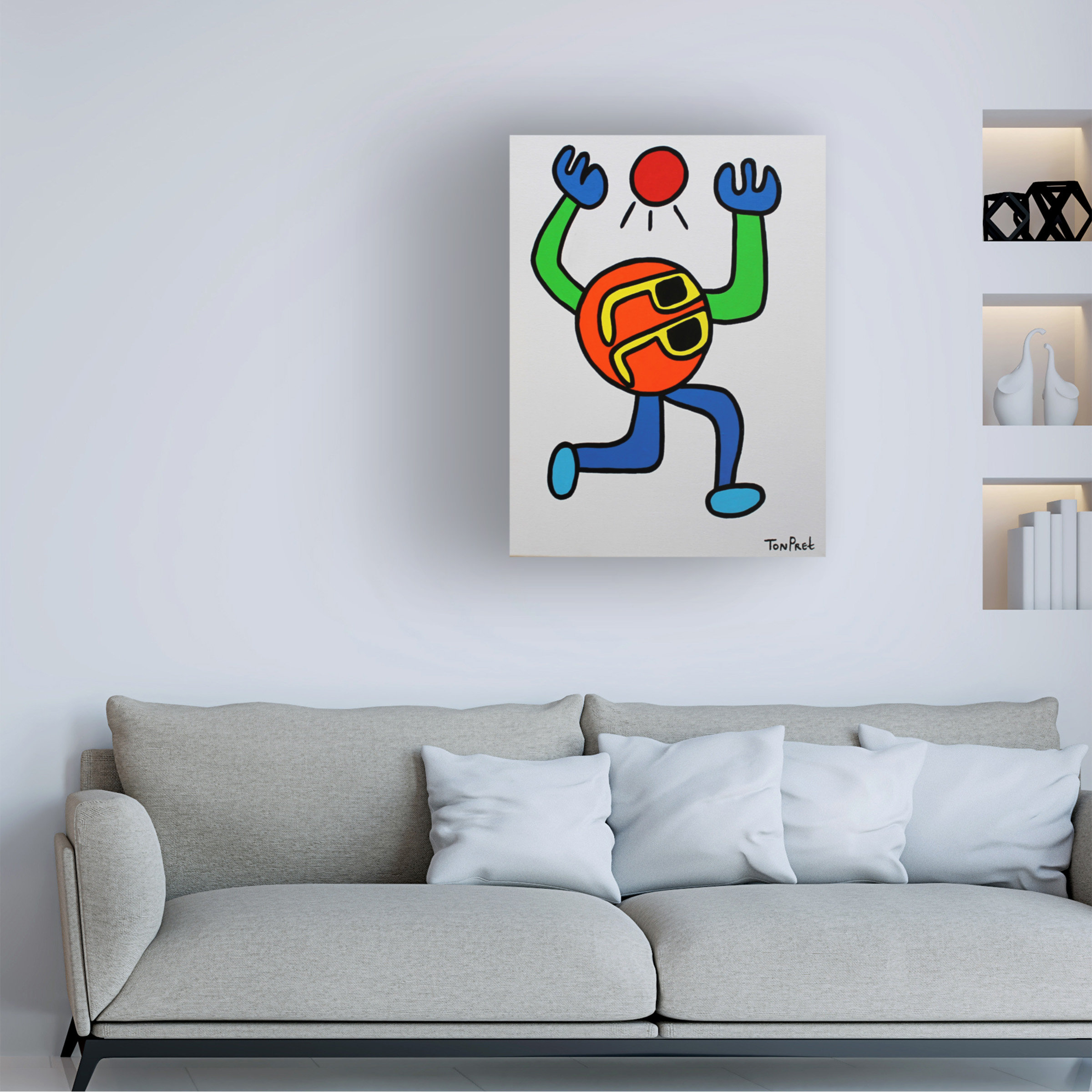 Wrought Studio™ Mr TonTon Summer Happy by Ton Pret - Unframed Print on ...