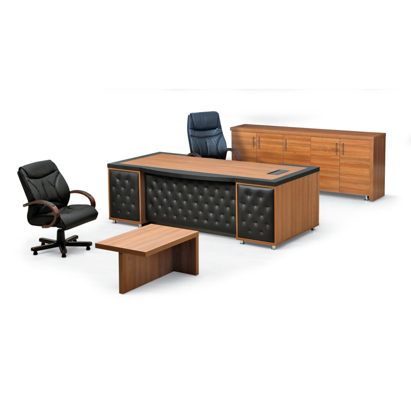 Inbox Zero Majesy 4 Pieces Premium Contemporary Modern Executive L ...