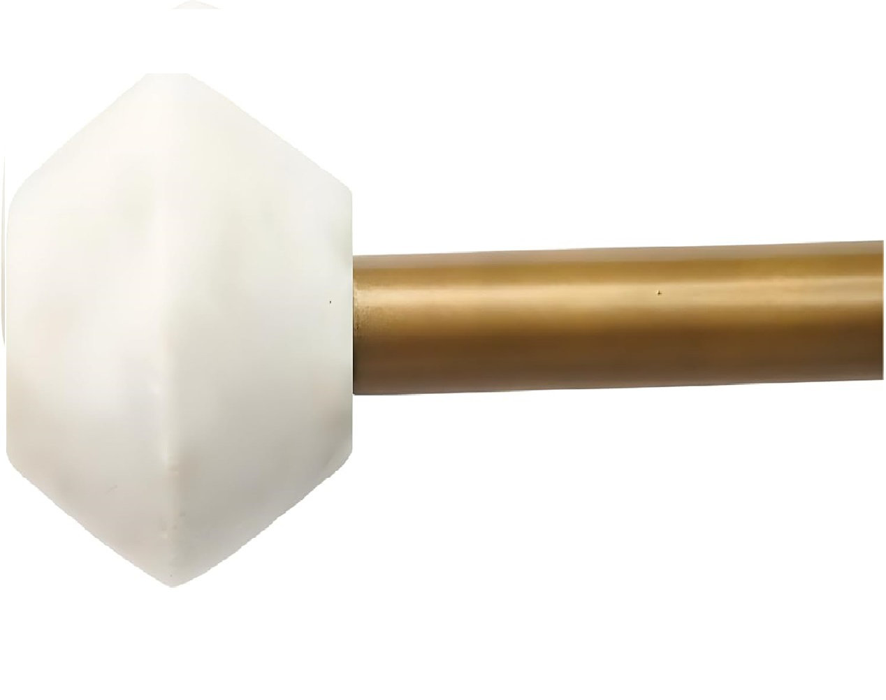 Mercer41 Adjustable Curtain Rod Marble Finish | Wayfair