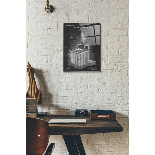 17 Stories " Soap Dispenser Blueprint Patent Chalkboard " | Wayfair