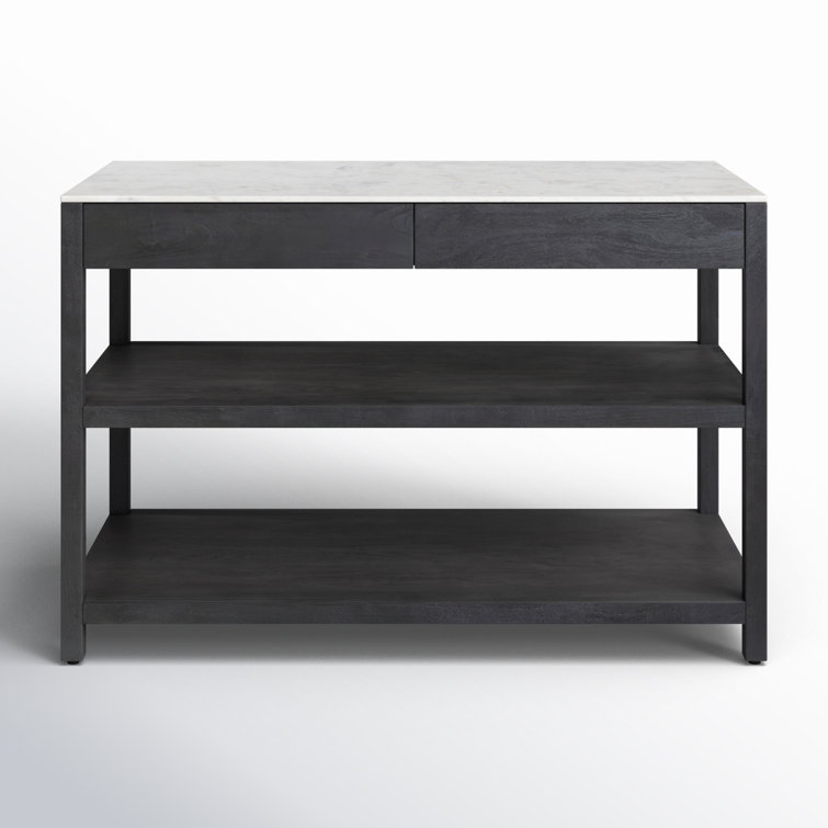 Joss & Main Alida Marble Top Prep Table | Wayfair