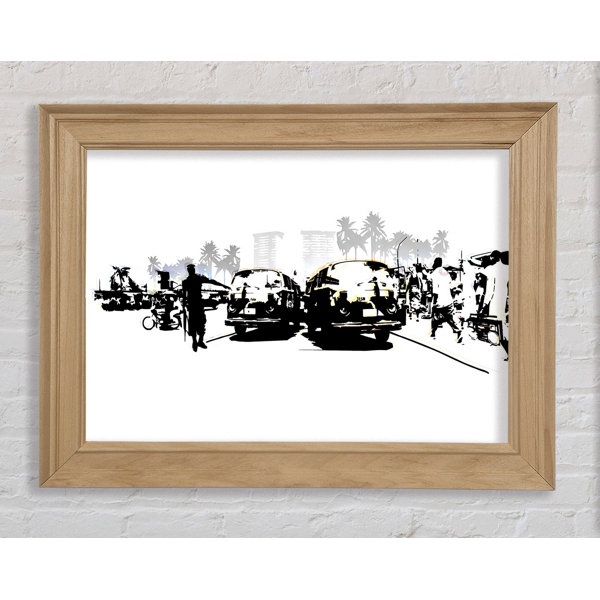 Bright Star Boy Street Racers - Single Picture Frame Art Prints ...