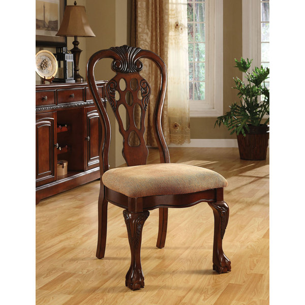 Fleur De Lis Living Shaffer Fabric Upholstered Side Chair & Reviews ...