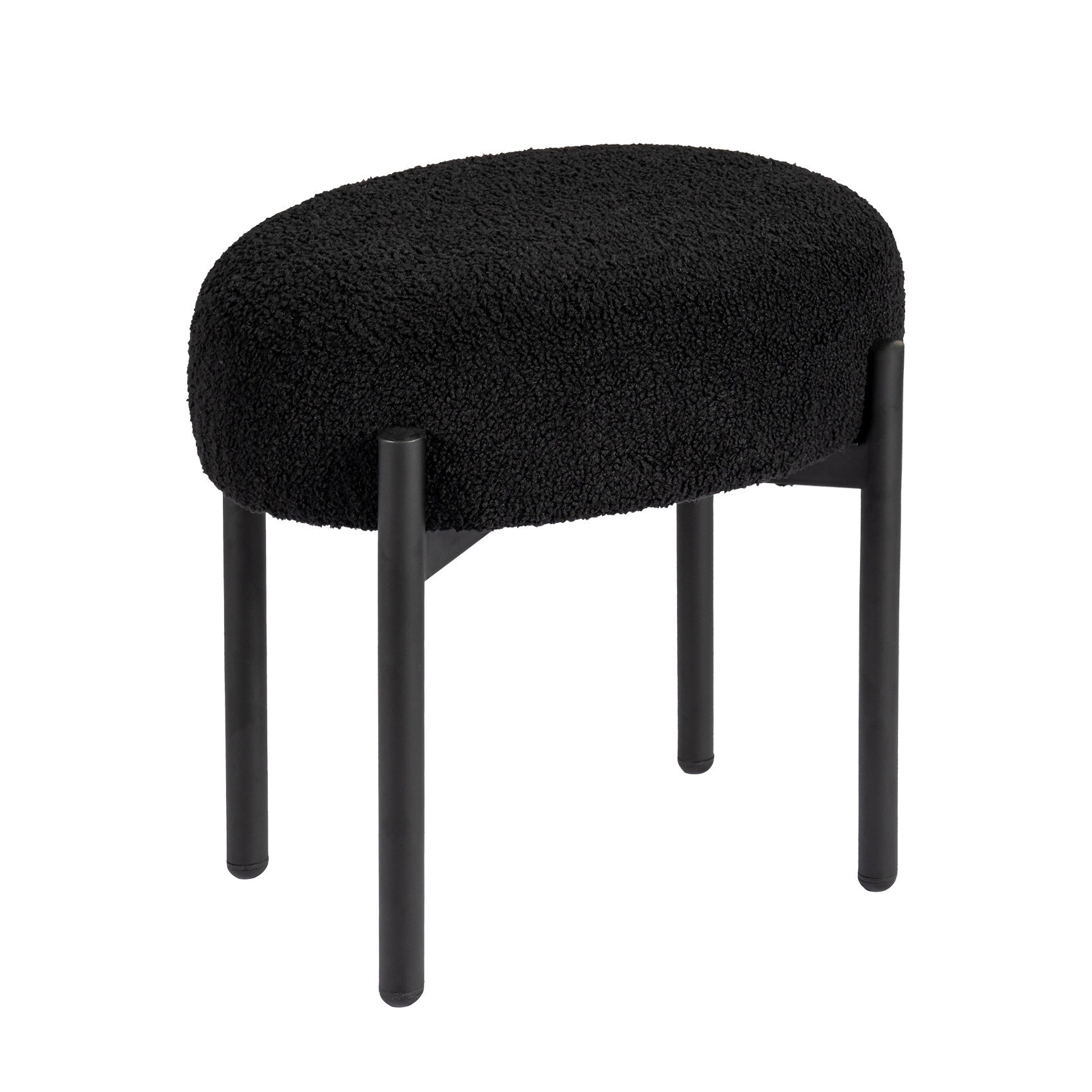 Ebern Designs Jonuz Steel Accent Stool & Reviews | Wayfair